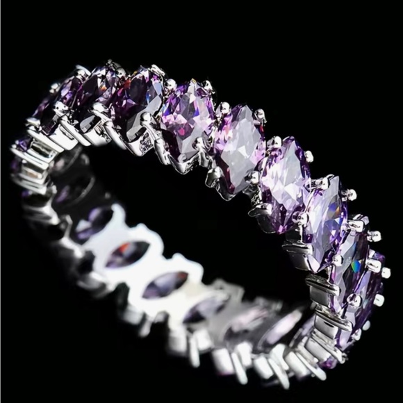 Jewelry | Purple Diamond Ring | Poshmark